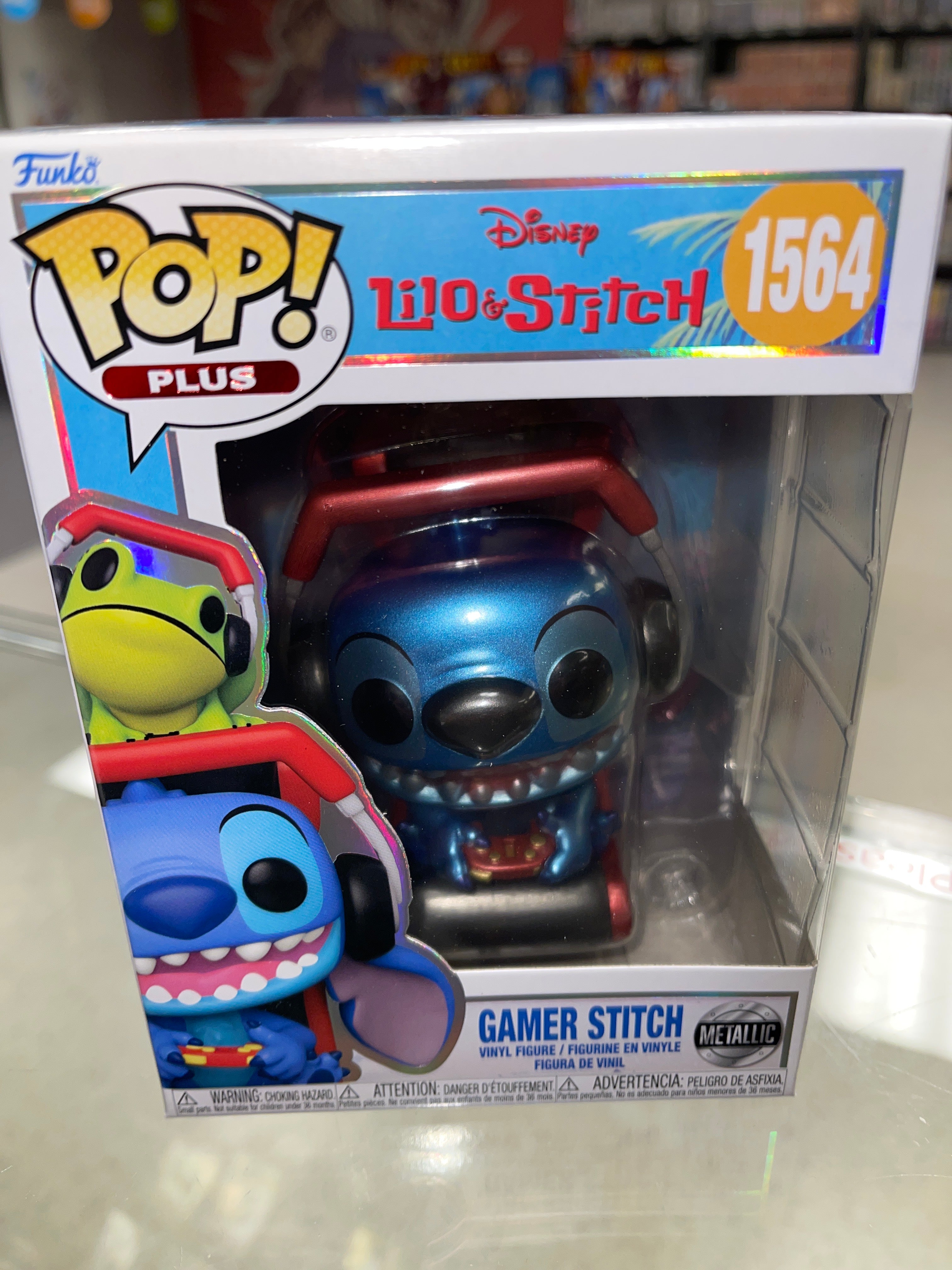 Gamer Stitch (Lilo & Stitch)- Funko Pop! Plus #1564 – 2brozcollectibles